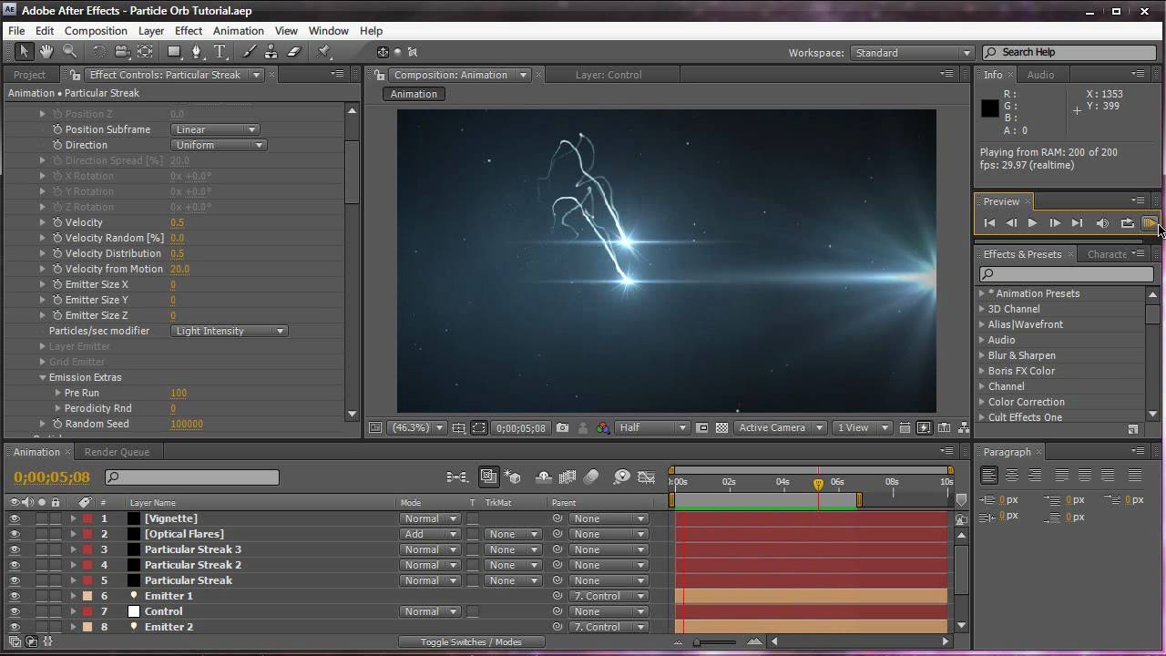 AE: Particle Orb Tutorial