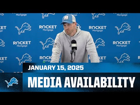 Offensive coordinator Ben Johnson meets with the media | January 15, 2025