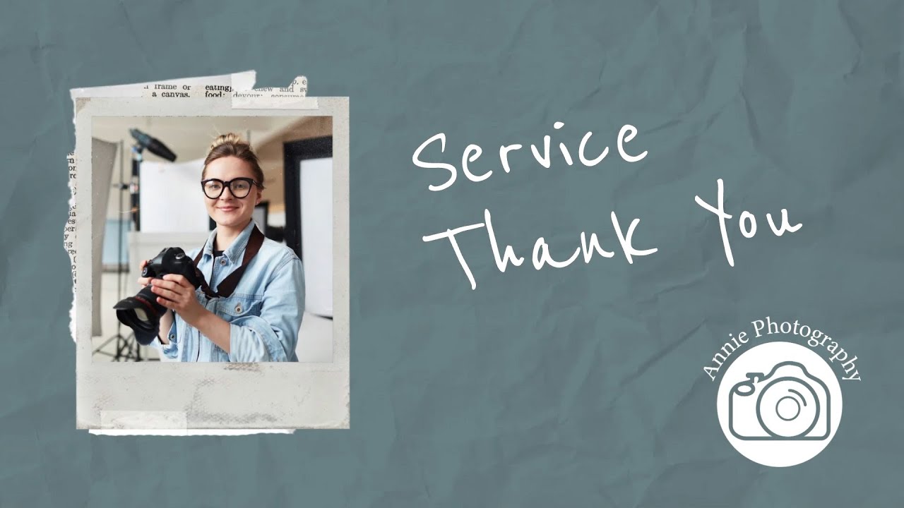 Video template - Service Thank You
