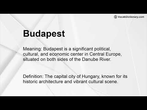 Budapest Meaning