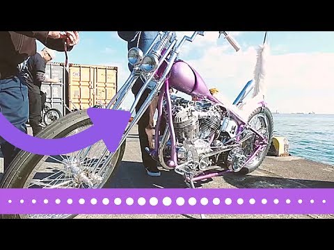 The German Merman Custom Bike- Mooneyes Hot Rod Show Japan
