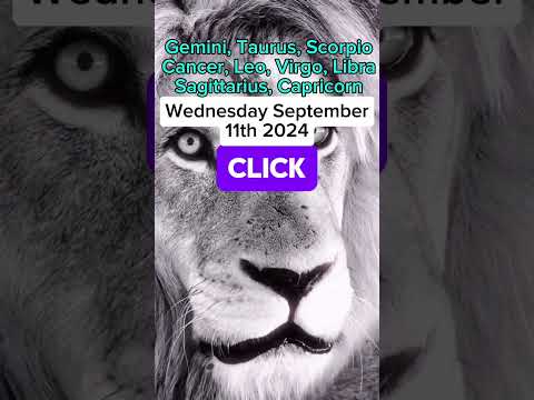 Zodiac Warning for Sept 11, 2024 - Stay Safe!