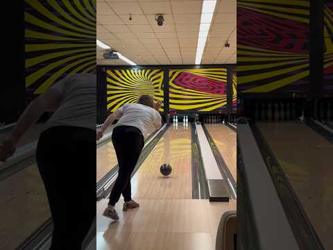 How to bowl a spare *not* #shorts Bowling a split #bowling 🎳