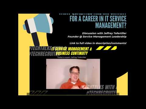 Skills & Qualities required for a career in IT Service Management