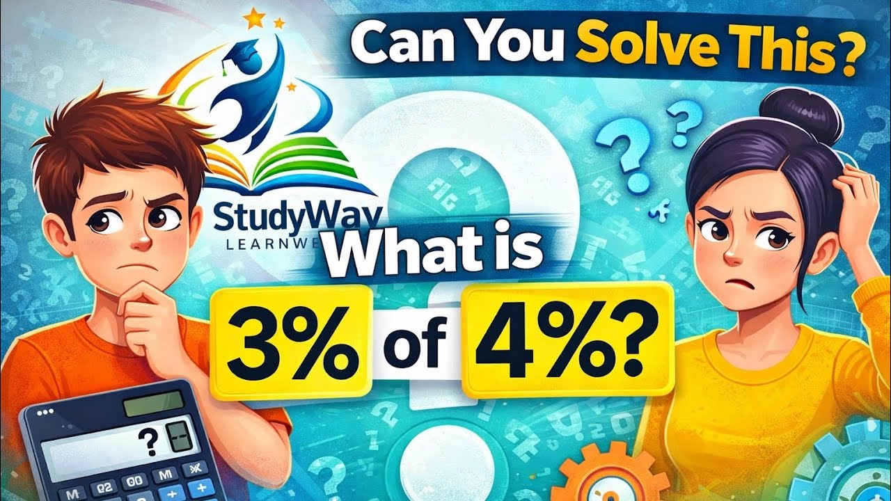 99% People Get This WRONG 😱 | What is 3% of 4%?