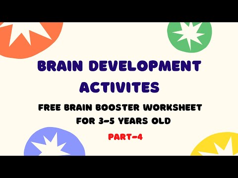 Brain Boosting Activities for Kindergarten Kids| Brain Teaser Free Worksheets for Kids #Part-4