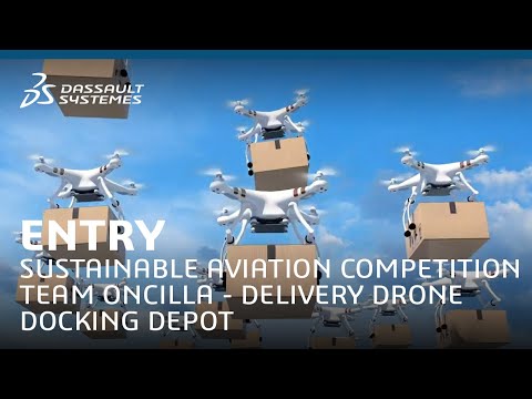 Entry, Sustainable Aviation Competition: Team Oncilla - 'Delivery Drone Docking Depot'