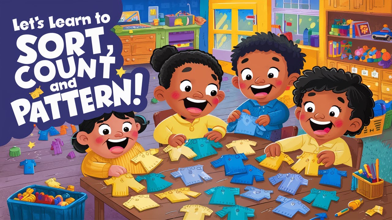 Kindergarten Math: Sorting, Counting, and Patterning