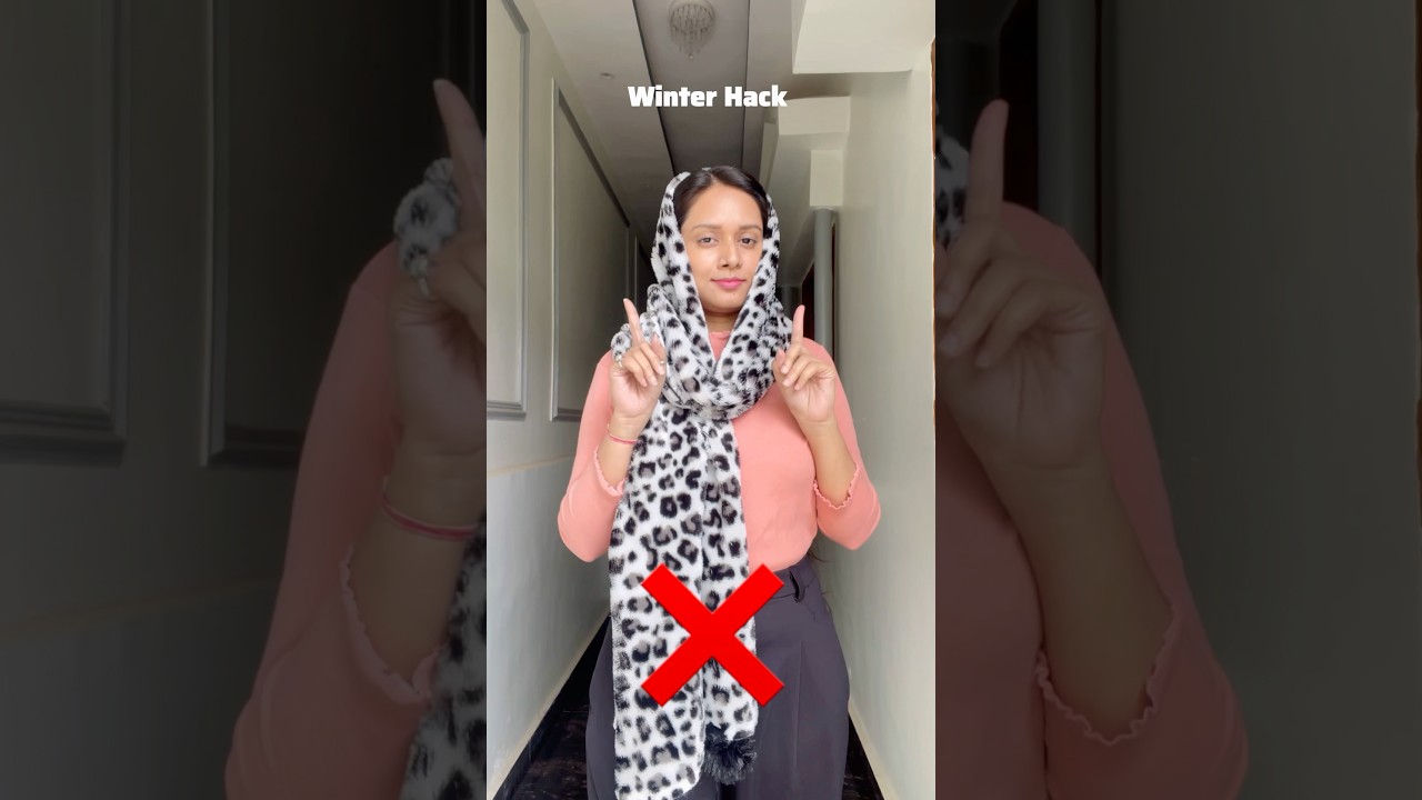 Winter Scarf Hack✔️ | WOW it’s amazing😳