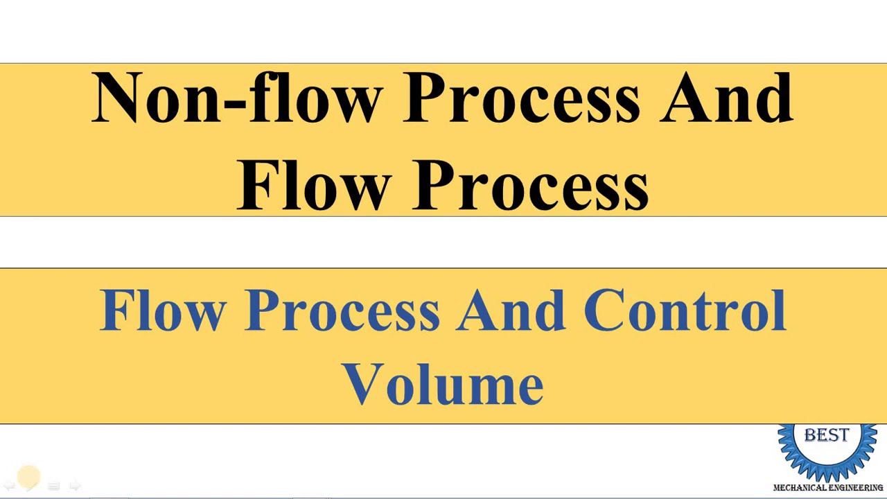 Non Flow Process And Flow Process