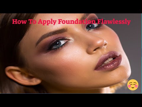 How To Apply Foundation Flawlessly With A Sponge - Beginners Flawless Foundation Routine