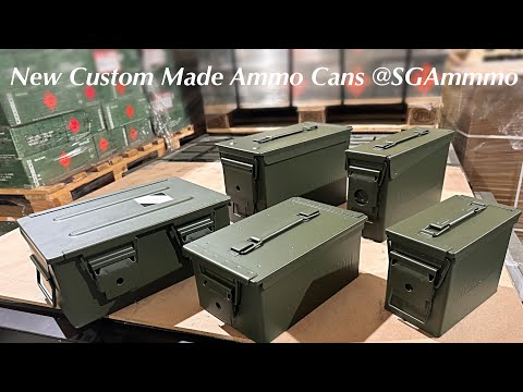 New Custom Made Ammo Cans @SGAmmo