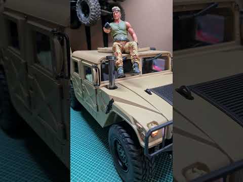 Scale model Humvee / Hmmwv - Start Engine / humvee startup