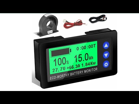 ECO-WORTHY 200A Battery Monitor Easy DIY with Hall Sensor - NO SHUNT! Very cool!!