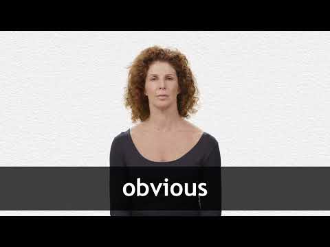 How to pronounce OBVIOUS in American English