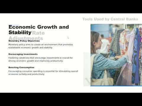 Monetary Policy Objectives & Central Bank Tools