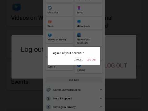How to log out of Facebook #foryou