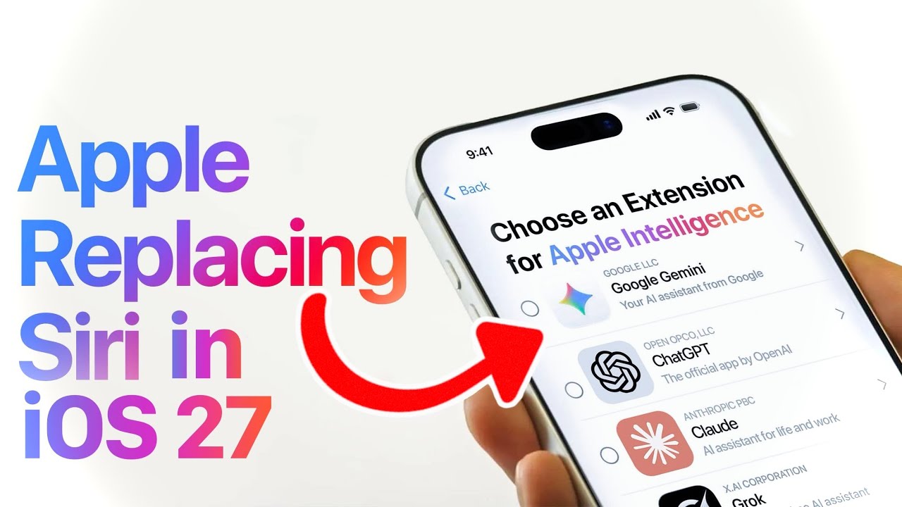 Apple is Replacing Siri on iPhone with iOS 27