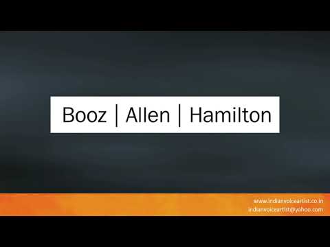 Pronunciation of the word(s) "Booz Allen Hamilton".