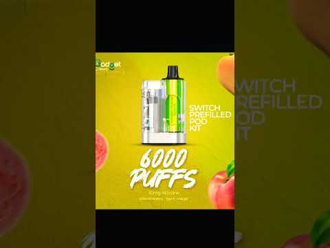 Flyto Switch 6000 Puffs Full Kit Vape - 30Mg/ML - 500 mAh Battery Type C