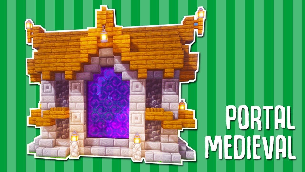 Minecraft | How to Build a Nether Portal | Nether Portal Design (Tutorial) - Minecraft Builders