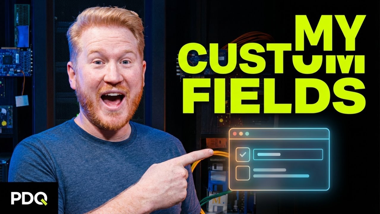 Brock Shows Off Some of His Own Custom Fields in PDQ Connect