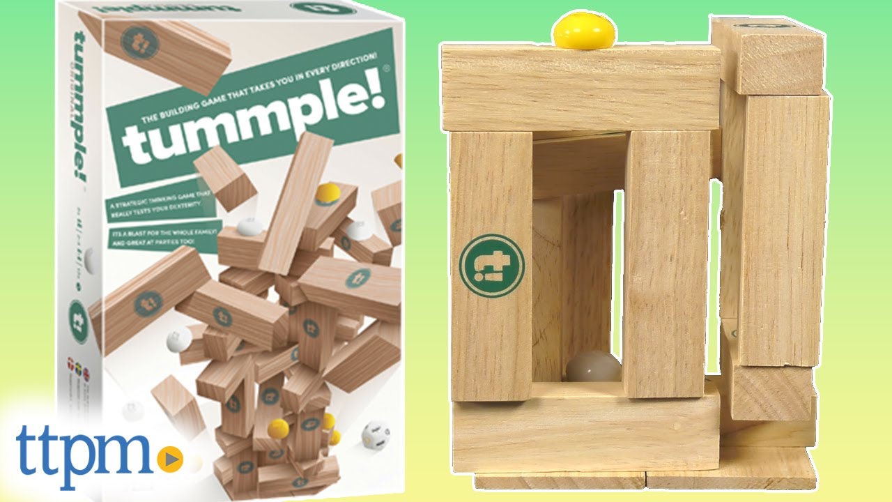 Tummple Wooden Block Stacking Game
