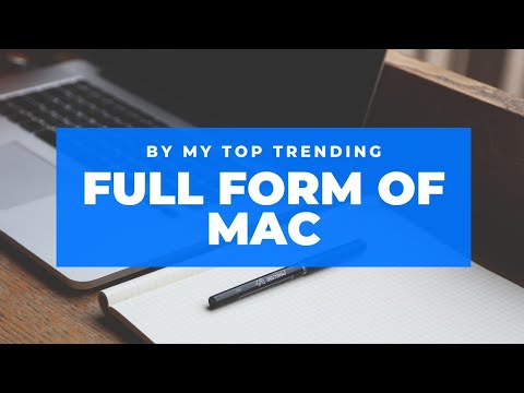 Full form of MAC? What is MAC?(Urdu/Hindi)