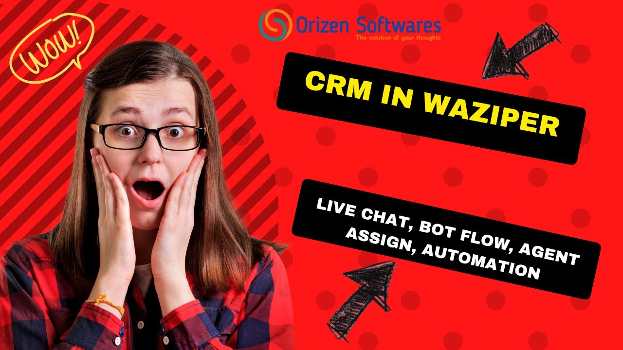 crm in waziper with botflow, live chat, agent assign, automation (typebot + n8n)