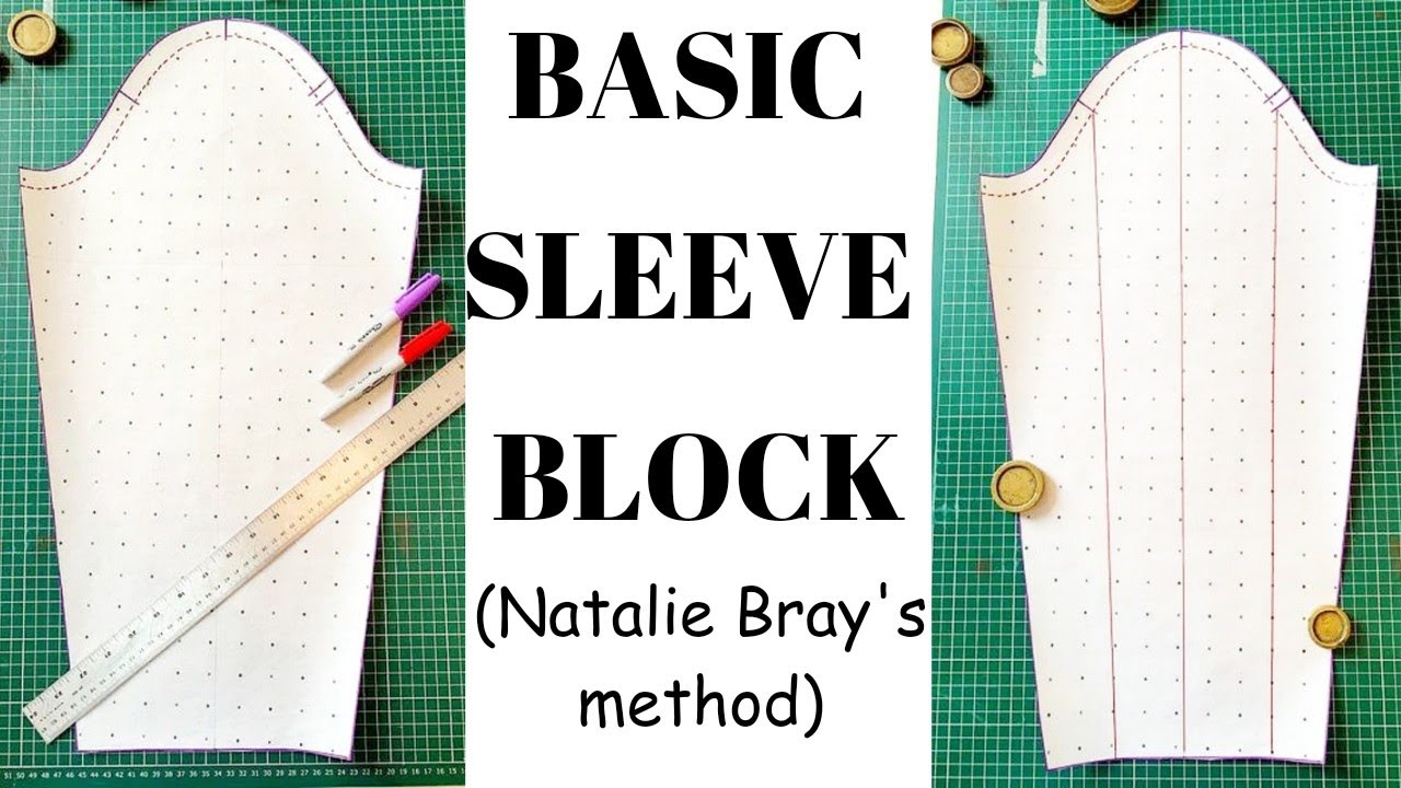 How to draft a sleeve block using Natalie Bray’s method