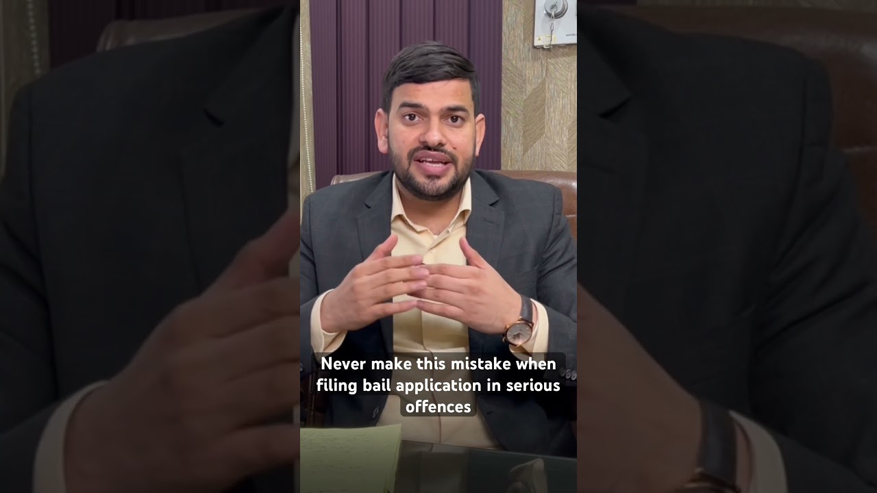 Never make this mistake when filing bail application in serious offences