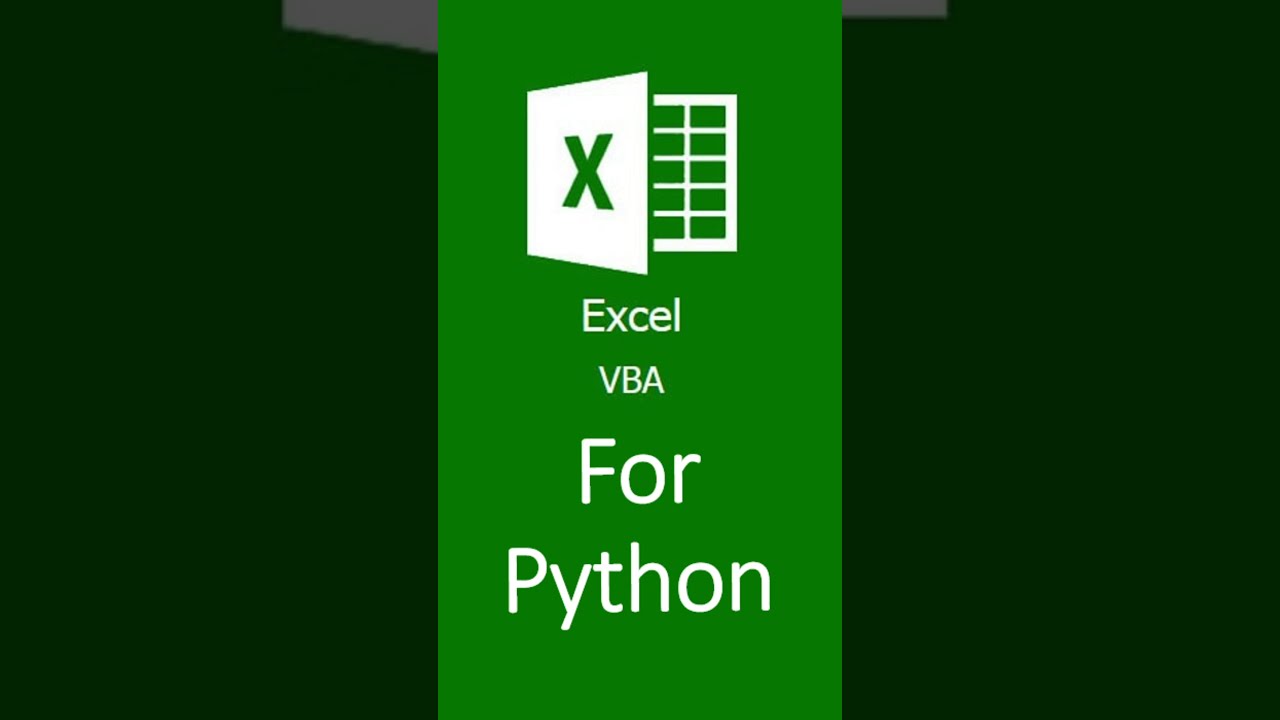 Excel VBA Running Python 🐍