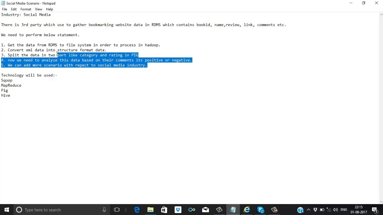 Data Analytics using HIVE
