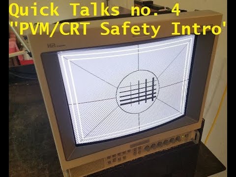 Sony PVM CRT Safety