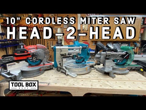 Best 10-inch Cordless Sliding Miter Saw - Head-2-Head Test