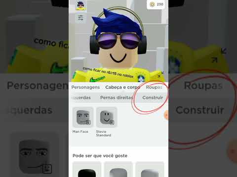 como colocar R6/R15 no Roblox