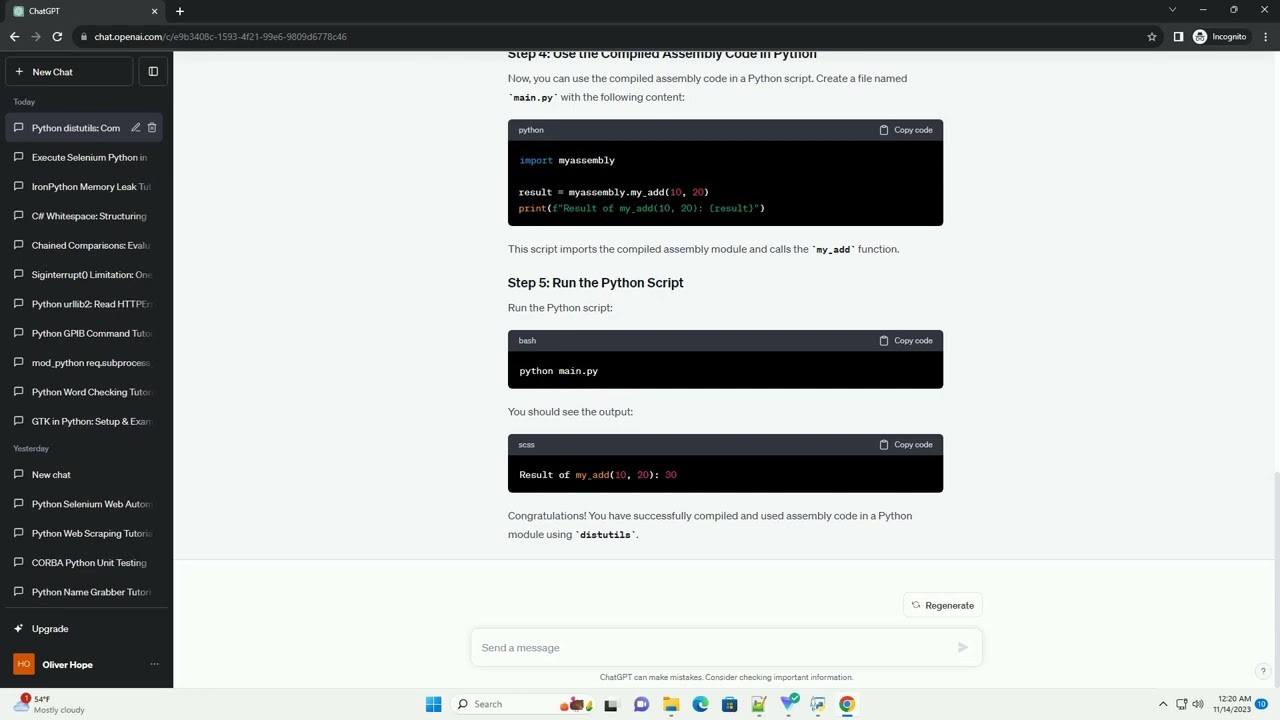Can Python s distutils compile S assembly