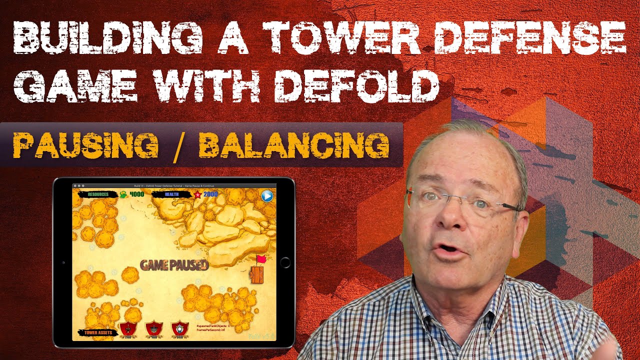 TD6 - Defold Tower Defense Tutorial #6 – Game Pause and Tutorial Wrap-up