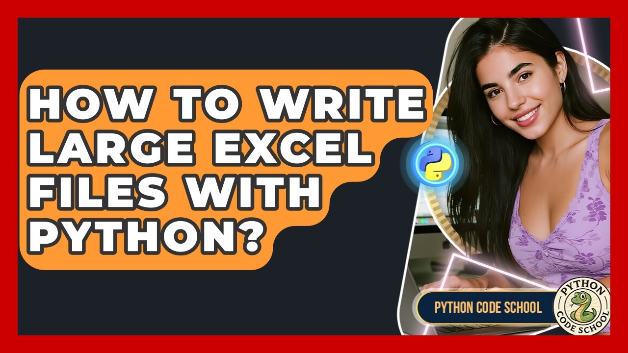 How To Write Large Excel Files With Python? - Python Code School