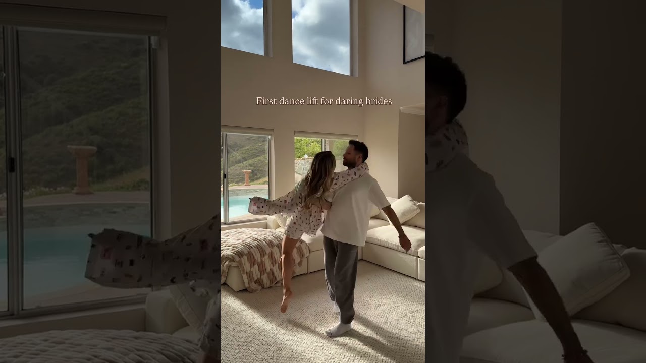 First Dance Lift for Daring Brides #shorts #wedding #weddingdance #bride #weddingdance #groom #love