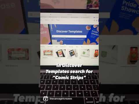 Create Comics in Canva