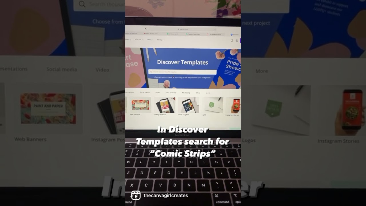 Create Comics in Canva