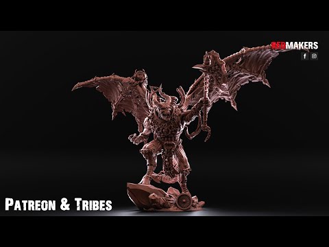 3D file Doomlord - Demons 😈 ・Model to download and 3D print・Cults