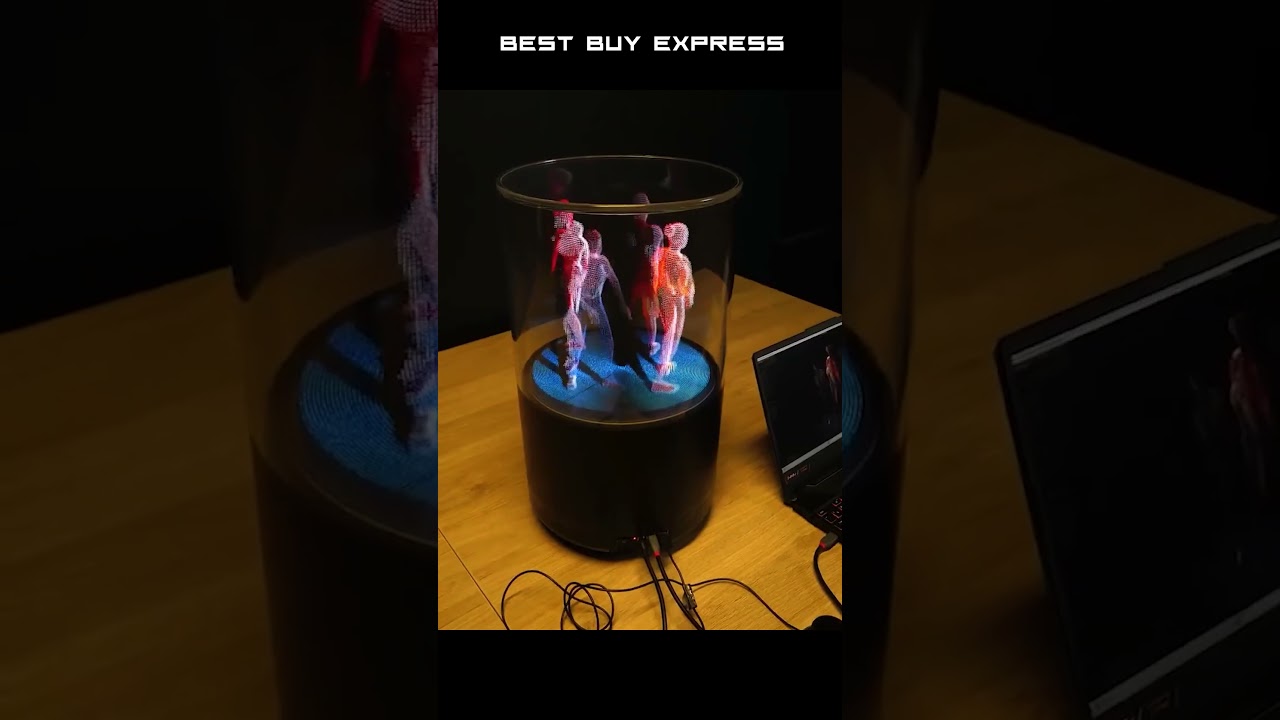 🚀 3D Hologram Display – Futuristic Gadget in Action! 🛸