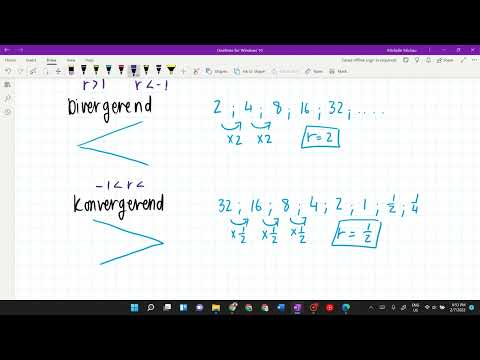 (Gr 12) Konvergerend en Divergerend