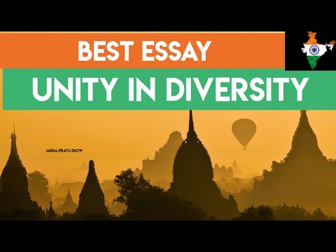 Essay and speech on Unity in diversity in English | 10 lines on Unity ...