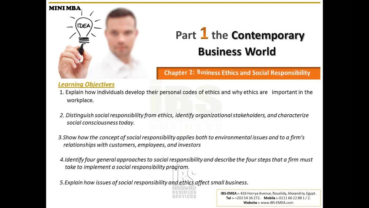 1 - the Contemporary  Business World