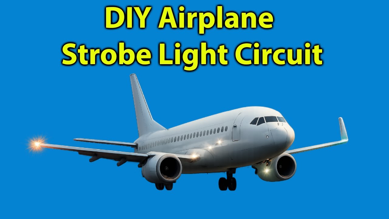 DIY LED Aircraft Strobe Light Circuit using a PC817 Optocoupler