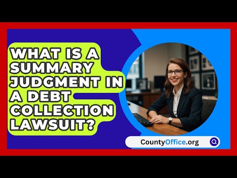 What Is A Summary Judgment In A Debt Collection Lawsuit? - CountyOffice.org