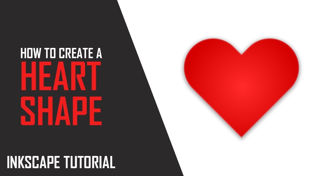 Create Heart | Inkscape Tutorial | MadFireOn